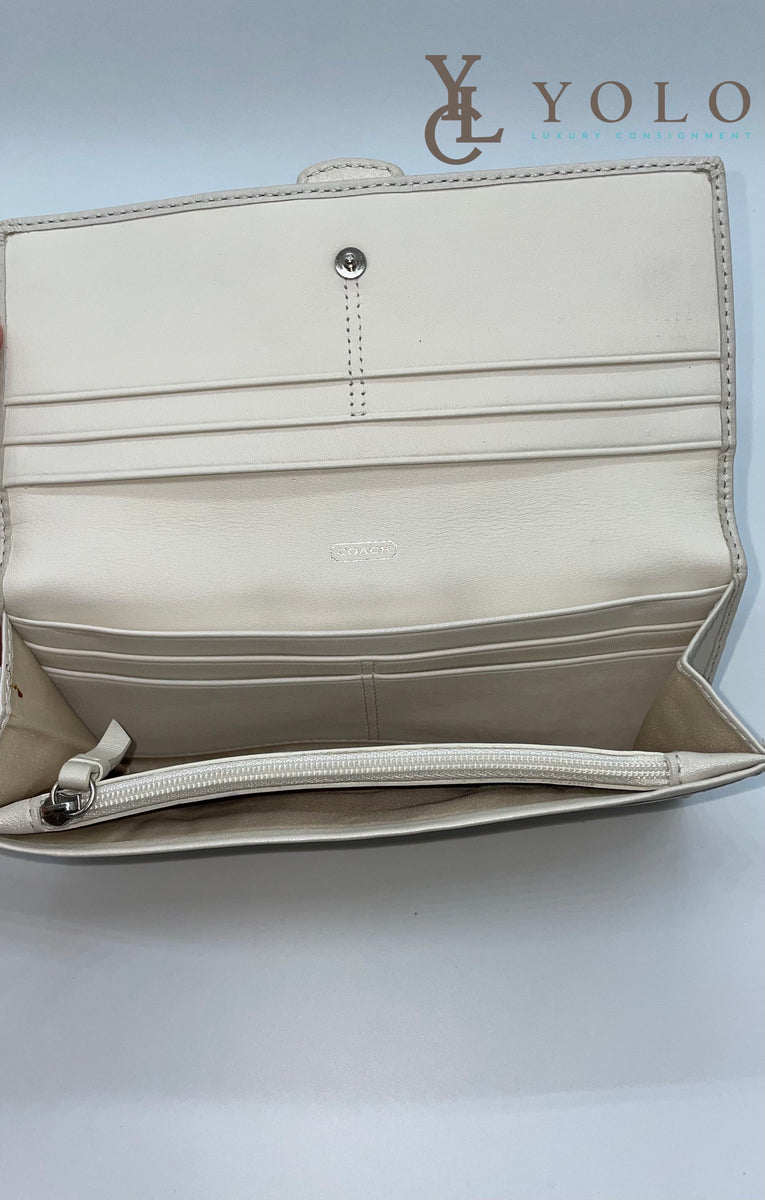 Coach | Signature Sateen Ali Slim Wallet | Second Hand Luxury Resale ...